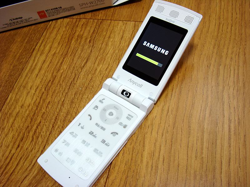 삼성 애니콜 SPH-W2700 고아라폰 | 휴대폰