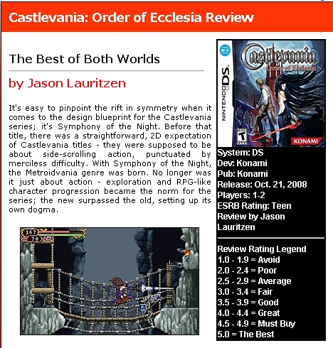 「악마성 드라큘라: 빼앗긴 각인」(Cheatcc 리뷰) | 3DS 정보