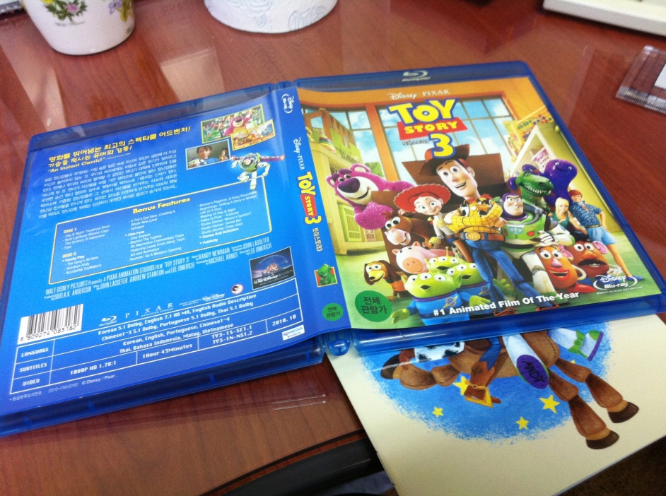 [BR] 토이스토리3 왔어요. | BR/DVD 갤러리