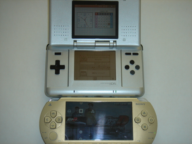 PSP 본격 NDS vs PSP 비교본체 박스 카트리지 UMD 등