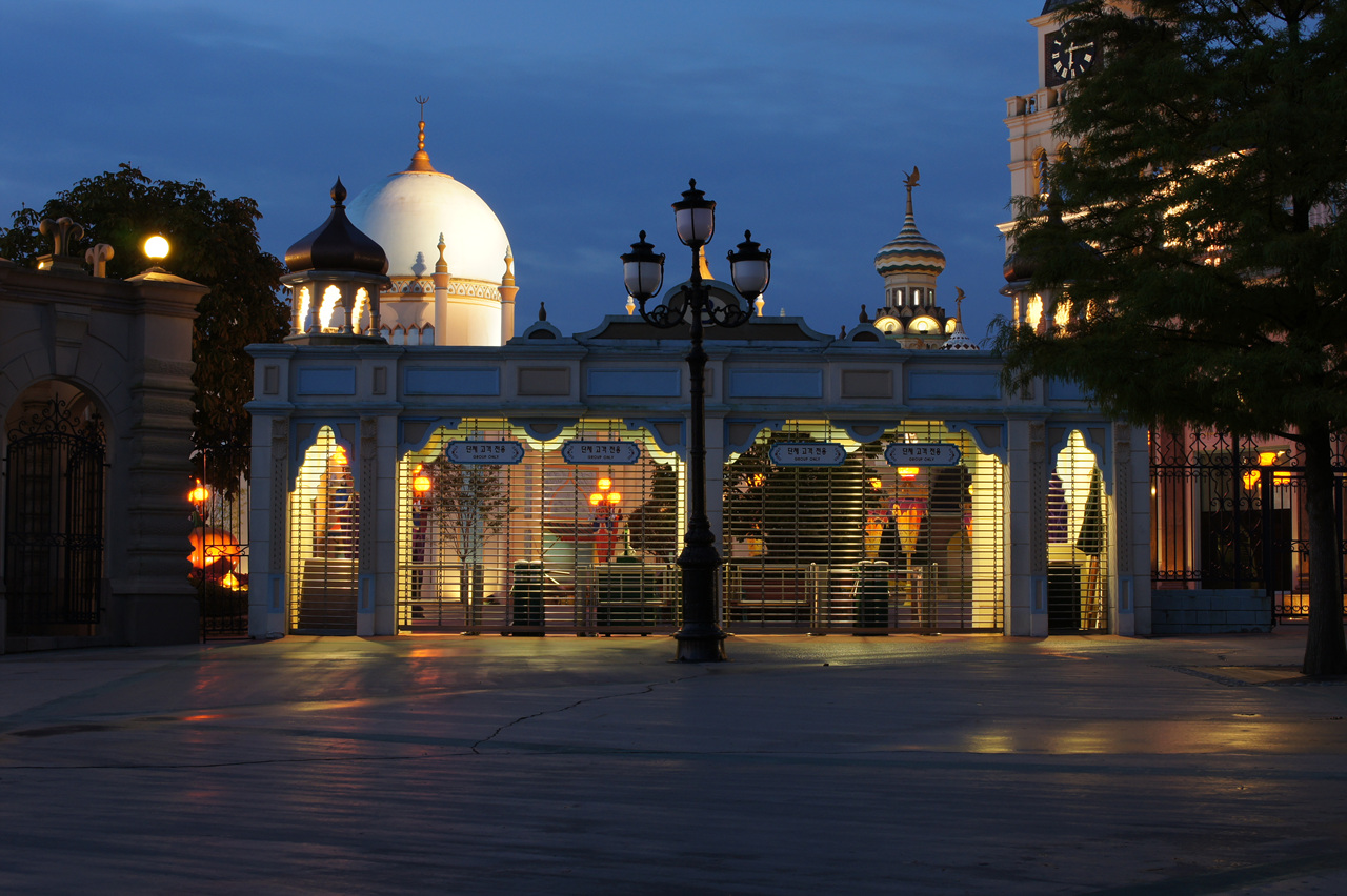 [NEX5] 새벽의 에버랜드 입구 | 여행 행사 풍경 사진 갤러리